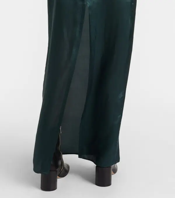 MAISON MARGIELA Satin Maxi Skirt