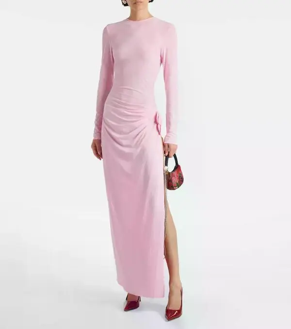 Magda Butrym Floral-appliqué Gown