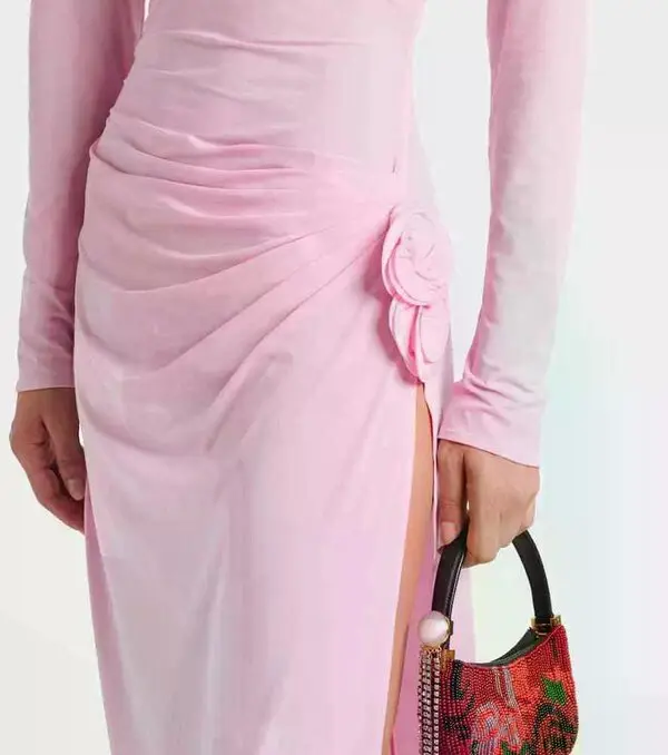 Magda Butrym Floral-appliqué Gown
