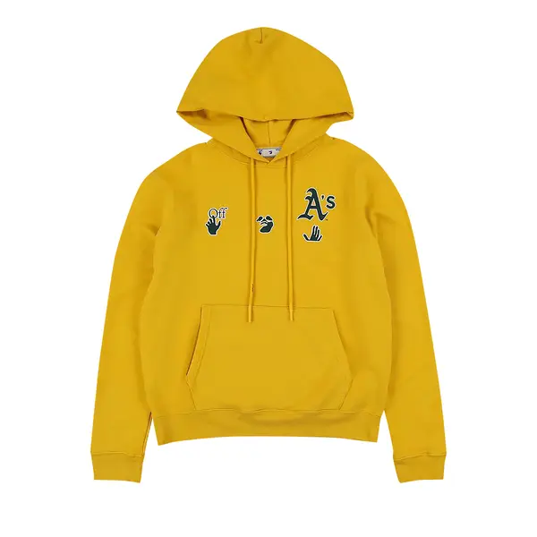 Off-White Mlb Oakland Athletics Hoodie - Yellow