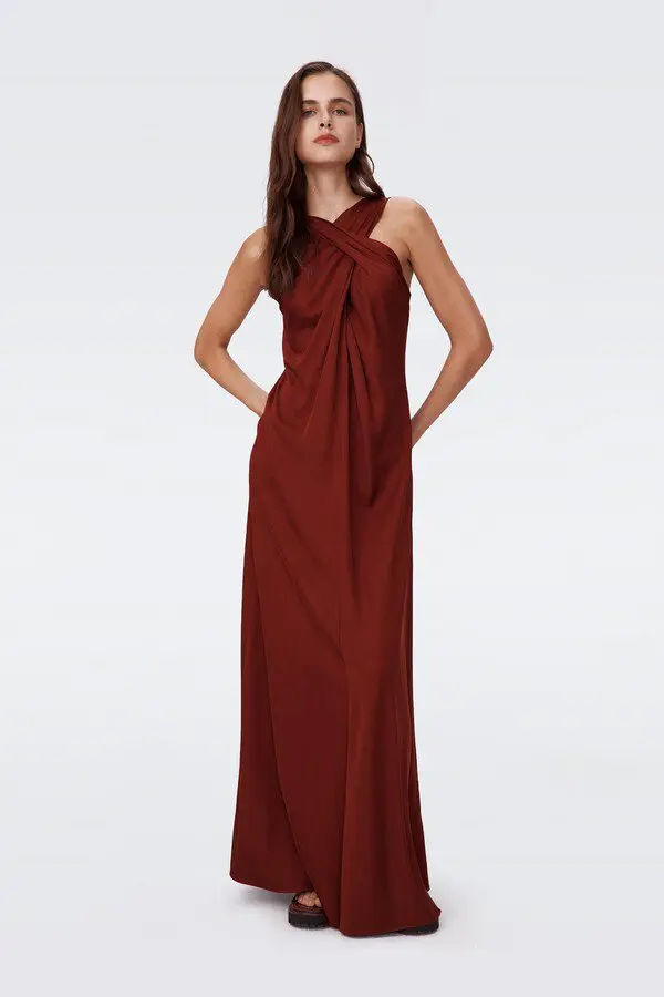 ruffle sleeve dress maxi V-Neck Flutter Sleeve Smocked High Waist Ruffle Maxi Dress with Pockets Black / L / 100%Cotton