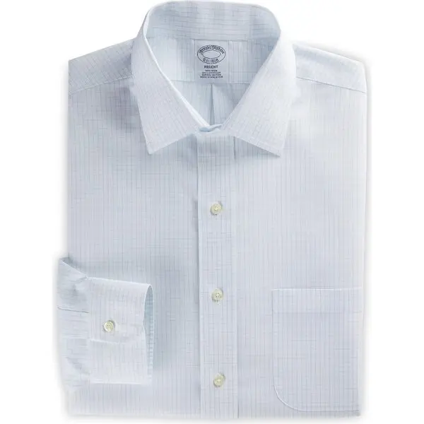 Brooks Brothers Checkered Graph Dress Shirt - Graphite