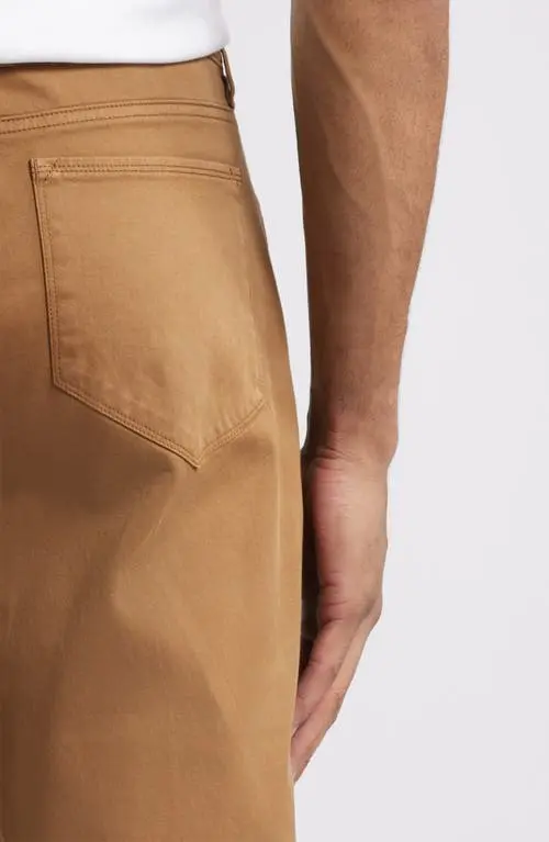 Johnston & Murphy Straight Leg Stretch Pima Cotton Pants - Camel