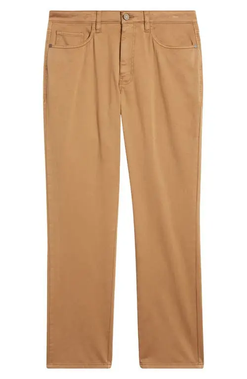 Johnston & Murphy Straight Leg Stretch Pima Cotton Pants - Camel