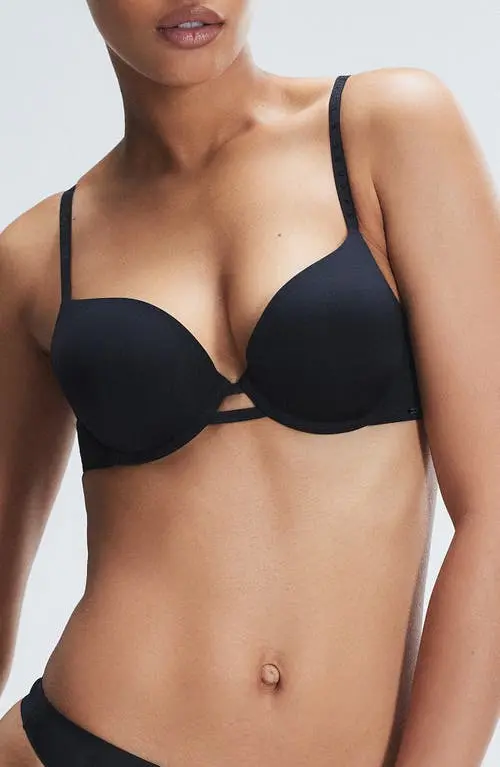 SAVAGE X FENTY Microfiber T-shirt Bra - Black Caviar