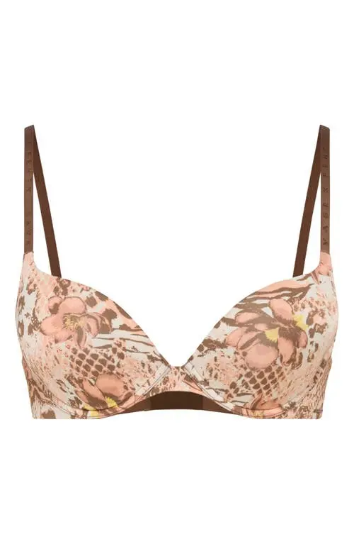 SAVAGE X FENTY Microfiber Push-up Bra - Lowlit Beige Untamed