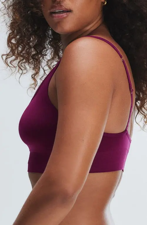 SAVAGE X FENTY Seamless Scoop Neck Bralette - Sugarplum Purple