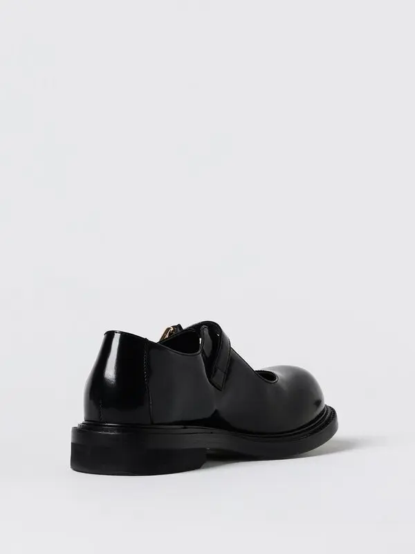 Moschino Loafer With Buckle Detailing - Black