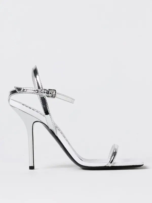 Moschino Heeled Sandal - Silver