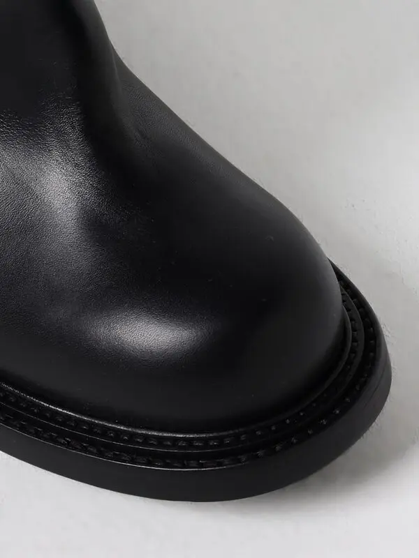Moschino Leather Boots - Black