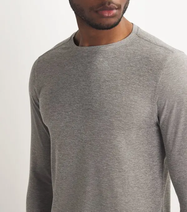 Vuori Strato Tech Long-sleeve T-shirt - Grey