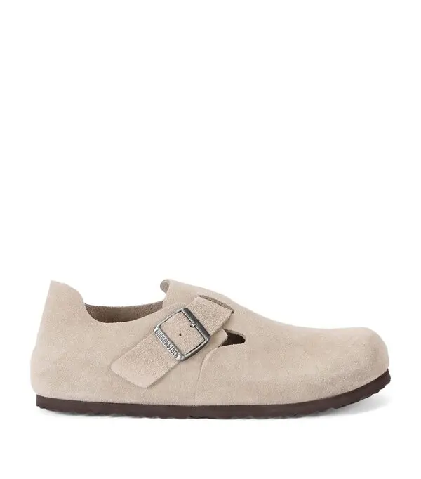 BIRKENSTOCK Suede London Clogs