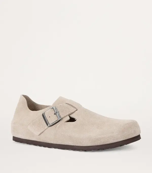 BIRKENSTOCK Suede London Clogs