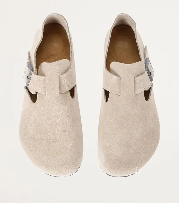 BIRKENSTOCK Suede London Clogs