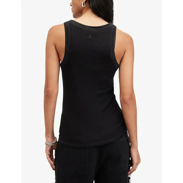ALLSAINTS Rina Sleeveless Stretch-woven Tank - Black