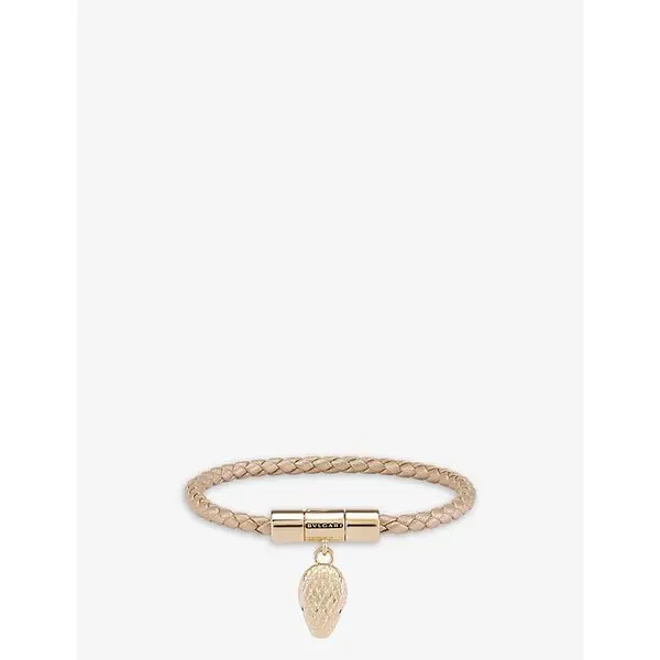 BVLGARI Serpenti Forever Leather Bracelet - Gold