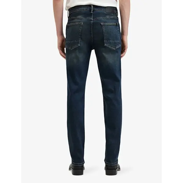 ALLSAINTS Sid Skinny-leg Stretch-denim Jeans - Indigo Blue