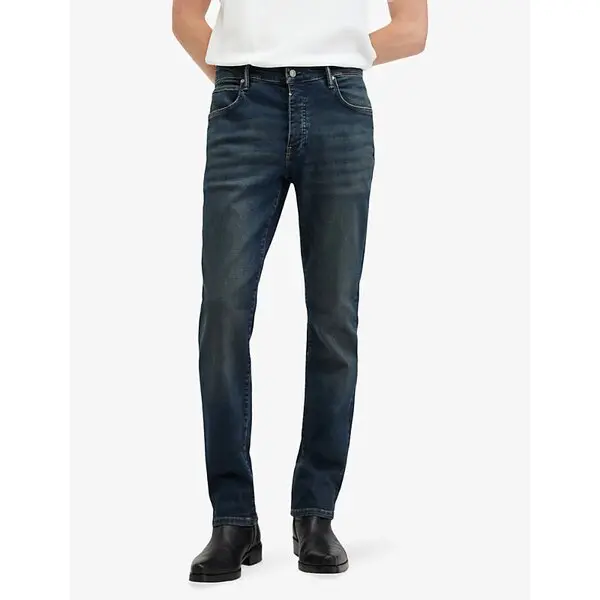 ALLSAINTS Sid Skinny-leg Stretch-denim Jeans - Indigo Blue