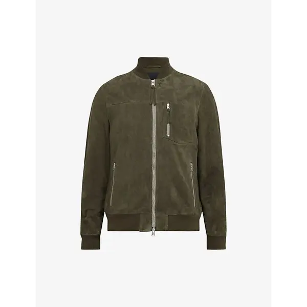 ALLSAINTS Kairo Regular-fit Zip-up Suede Bomber Jacket Xxl