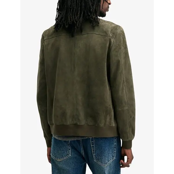 ALLSAINTS Kairo Regular-fit Zip-up Suede Bomber Jacket Xxl