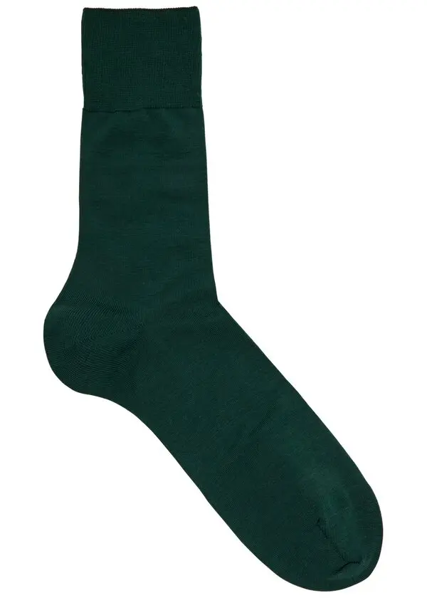 Falke Airport Wool-blend Socks - Green
