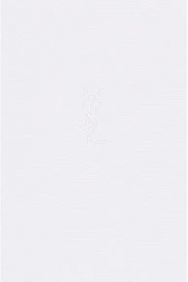 Saint Laurent Chemise Col Monsieur - Blanc