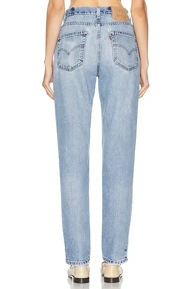 ALIGRACE High Rise Slim Straight Jeans