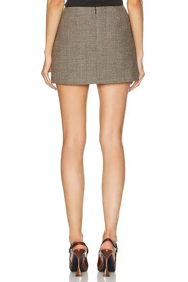 Stella McCartney Herringbone Mini Skirt