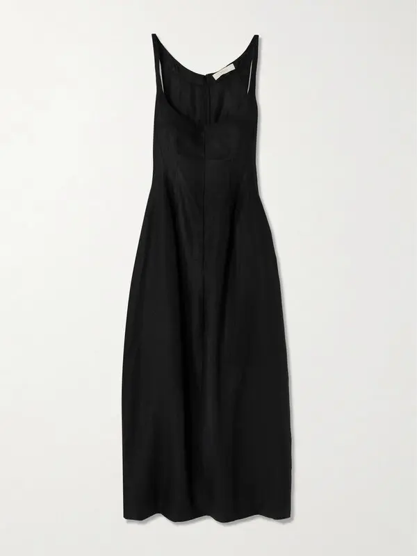 Sanne Linen Midi Dress