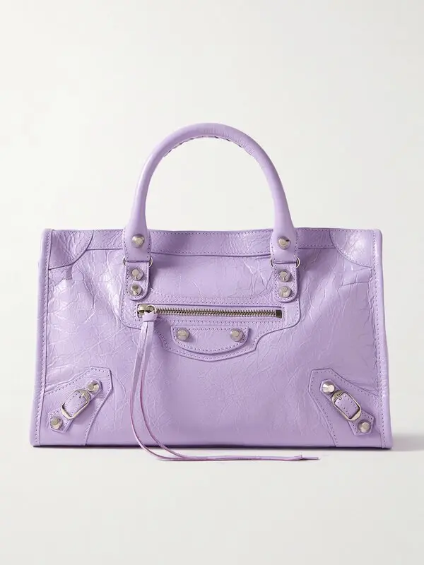 Balenciaga Le City Small Tote - Purple