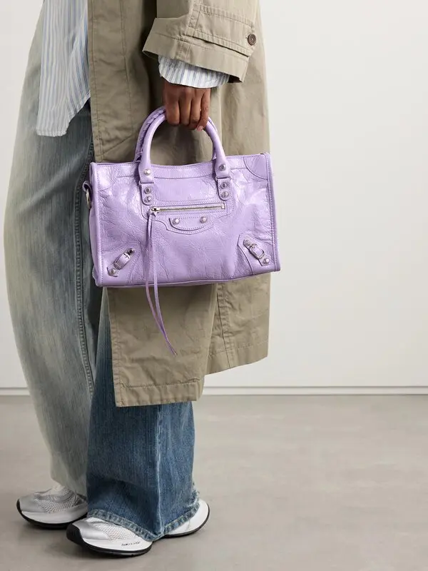 Balenciaga Le City Small Tote - Purple