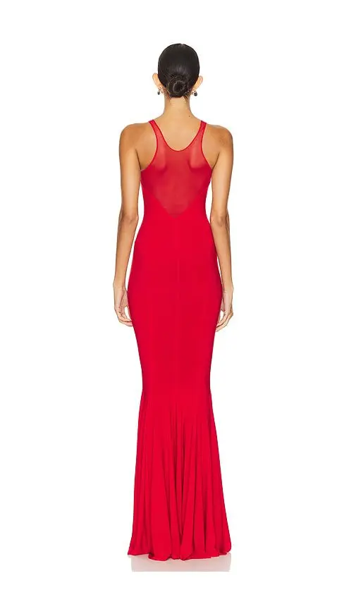Norma Kamali Racer Fishtail Gown