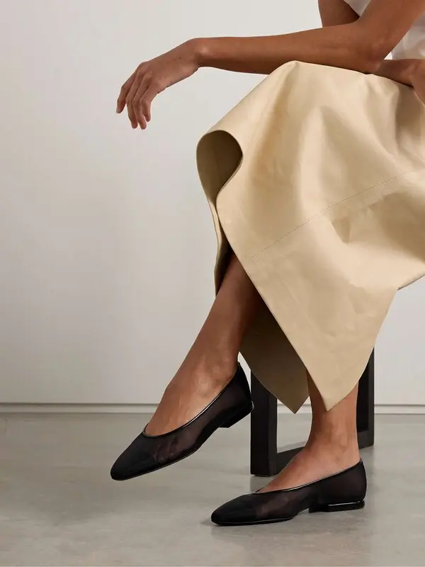 Loro Piana Primula Point-toe Flats