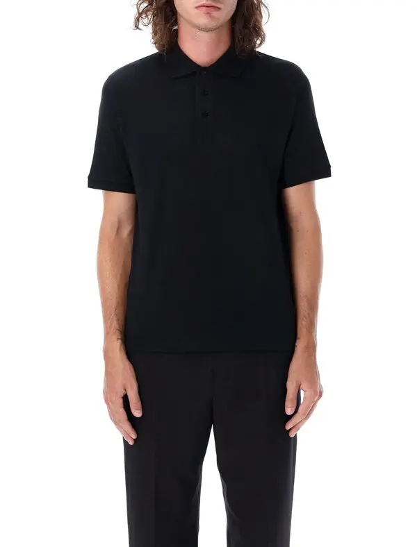 Saint Laurent Polo Piquet - Black
