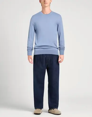 Alpha Studio Cotton Knit Sweater - Blue