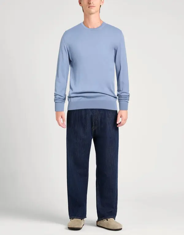 Alpha Studio Cotton Knit Sweater - Blue