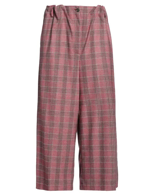 Pinko Glen Plaid Wide-leg Pants