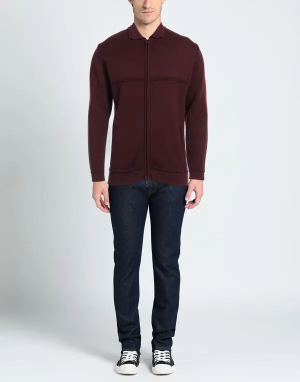 LARDINI Knitted Cardigan - Red