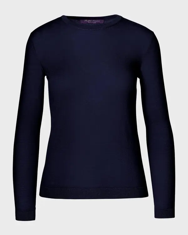 Ralph Lauren Cashmere Crewneck Sweater - Navy