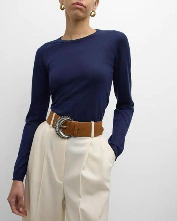 Ralph Lauren Cashmere Crewneck Sweater - Navy
