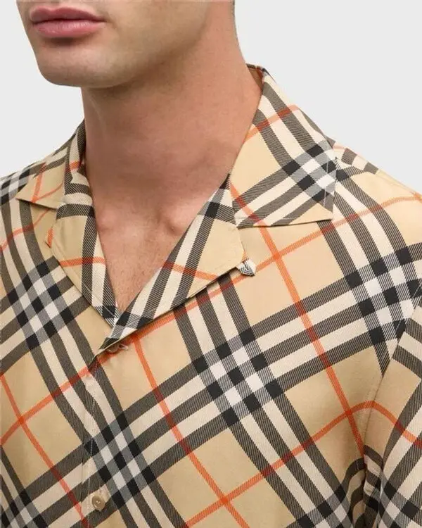 Burberry Apos;s Check Camp Shirt