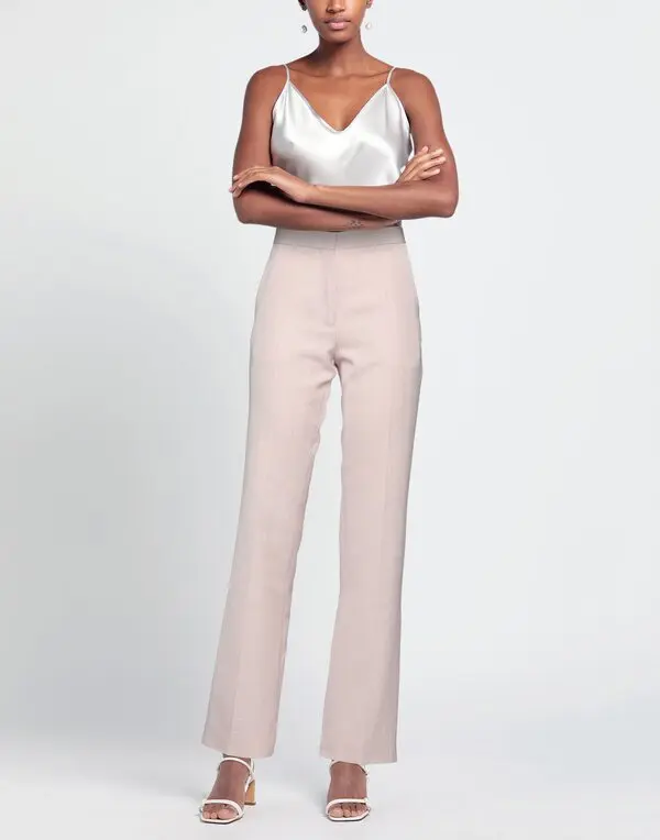 JIL SANDER Straight Leg Viscose-silk Pants