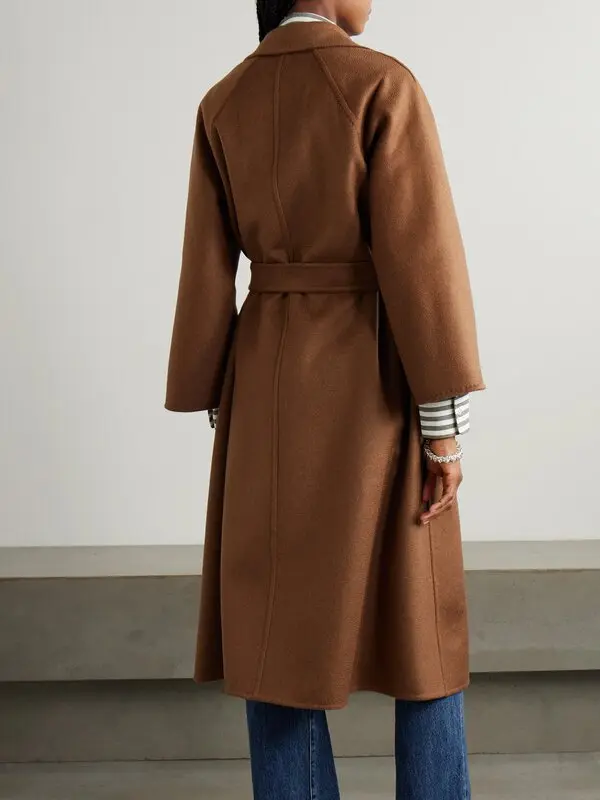 Max Mara Ludmilla Belted Cashmere Coat - Brown