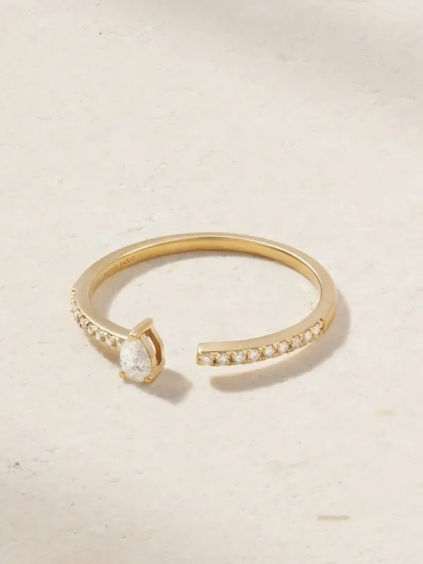 PERSEE Hera 18-karat Diamond Ring - Gold