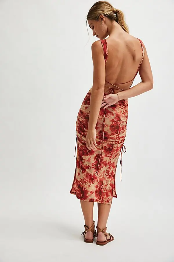 run away with me embroidered midi dress Run Away With Me Embroidered Midi Dress Free People Size Large