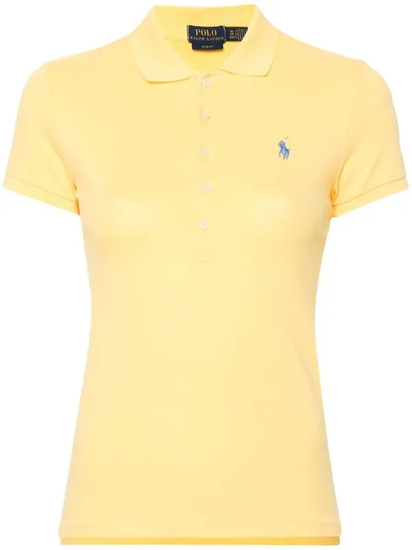 Polo Ralph Lauren Polo Pony-embroidered Polo Shirt - Yellow