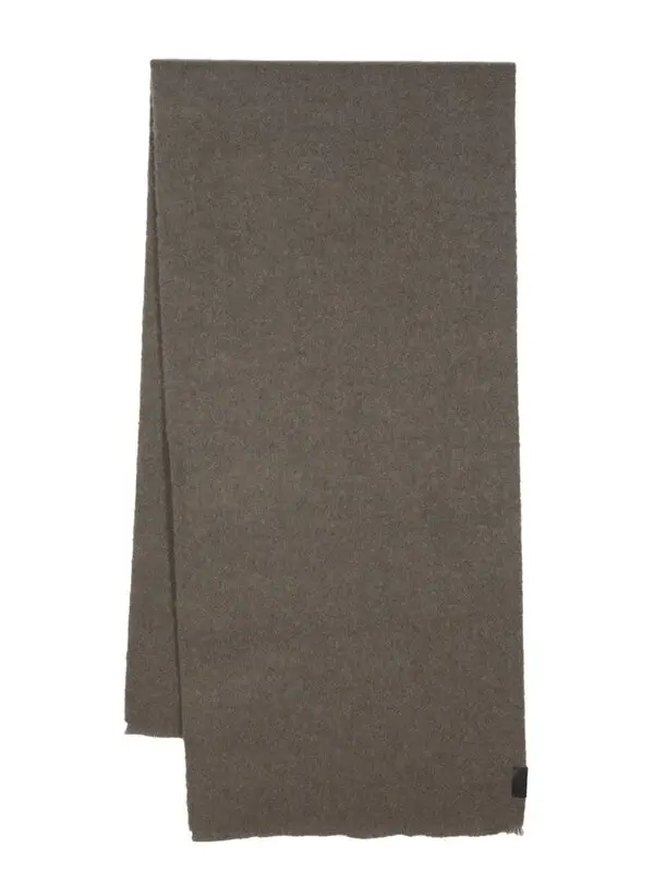 LEMAIRE Logo-tag Scarf - Grey
