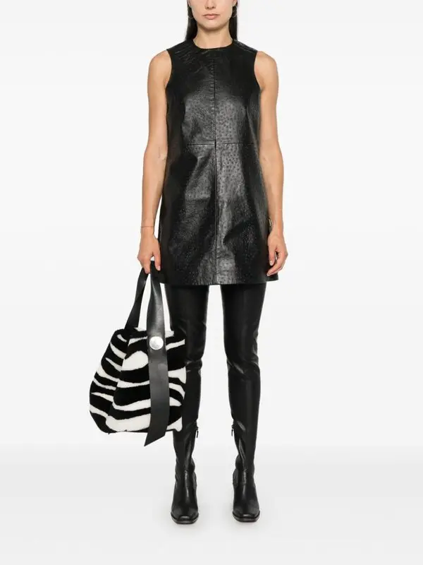 remain birger christensen leather dress Remain Birger Christensen Leather Mini Dress In Black - 76% Off