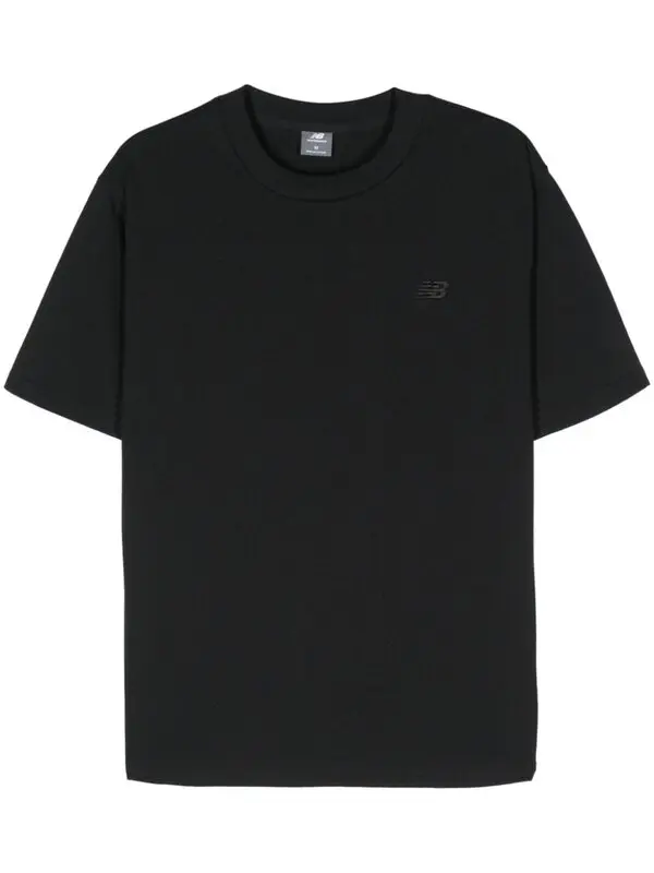 NEW BALANCE Athletics Cotton T-shirt - Black
