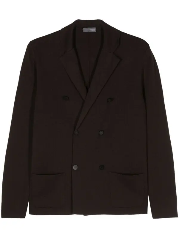 DRUMOHR Merino Wool Double-breasted Cardigan